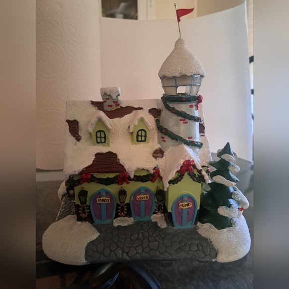 Hawthorne Village | Art | Hv Watch Tower And Reindeer Barn | Poshmark